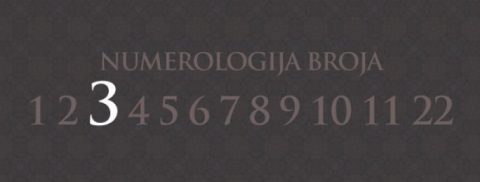 Numerologija za broj 3 : Astrologijatarot.com